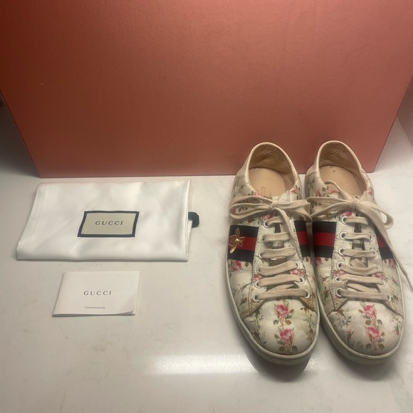 Gucci | Shoes | Gucci New Ace Floral Sneakers | Poshmark